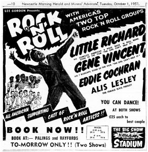 Little Richard in Newcastle Australia Throwing Rings Into Sea - Hunter ...