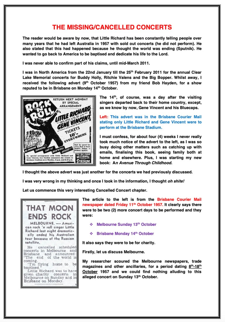 Little Richard in Newcastle Australia - Hunter Living Histories