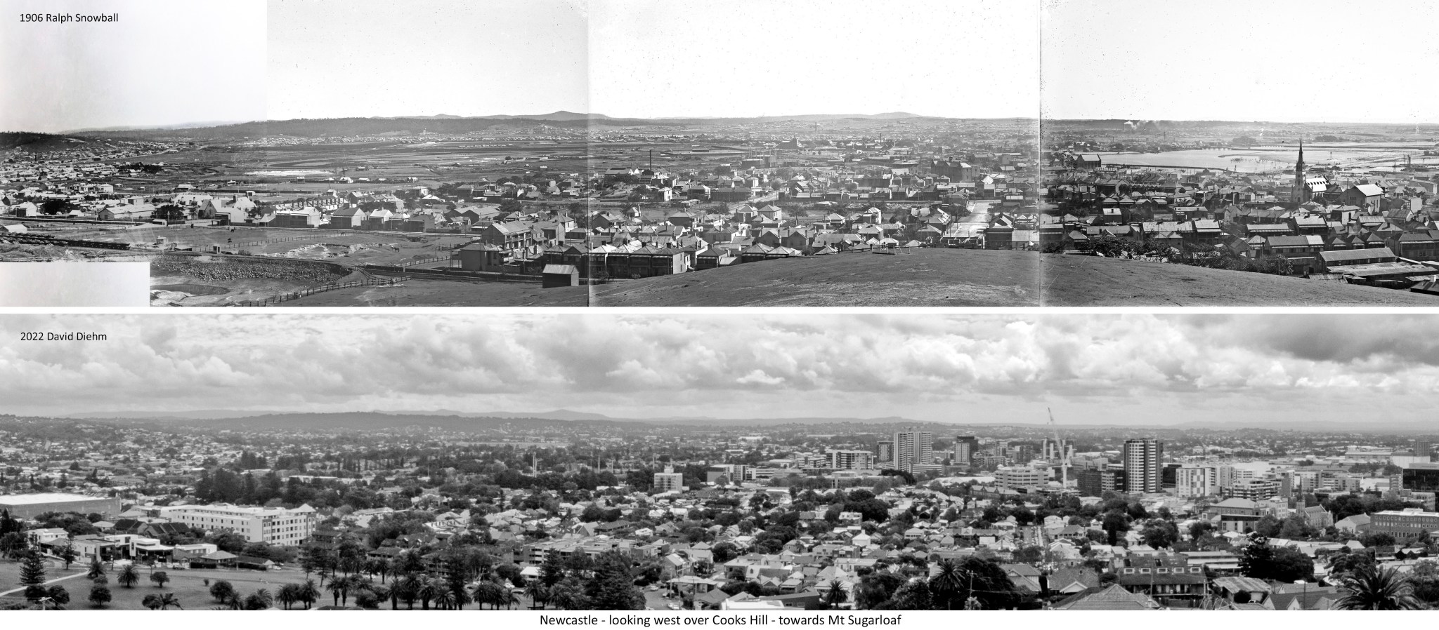 Then and Now 1906 and 2022 Newcastle - Hunter Living Histories