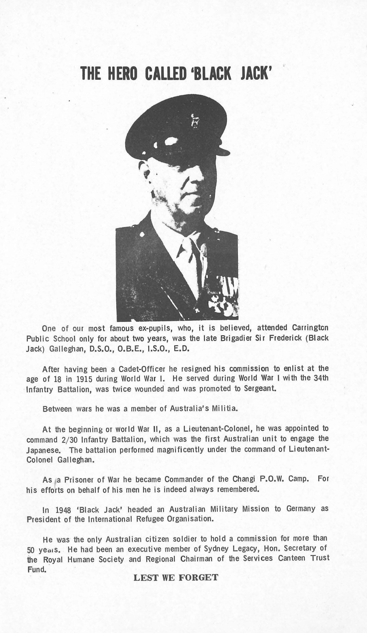 Carrington Public School Archives - Hunter Living Histories