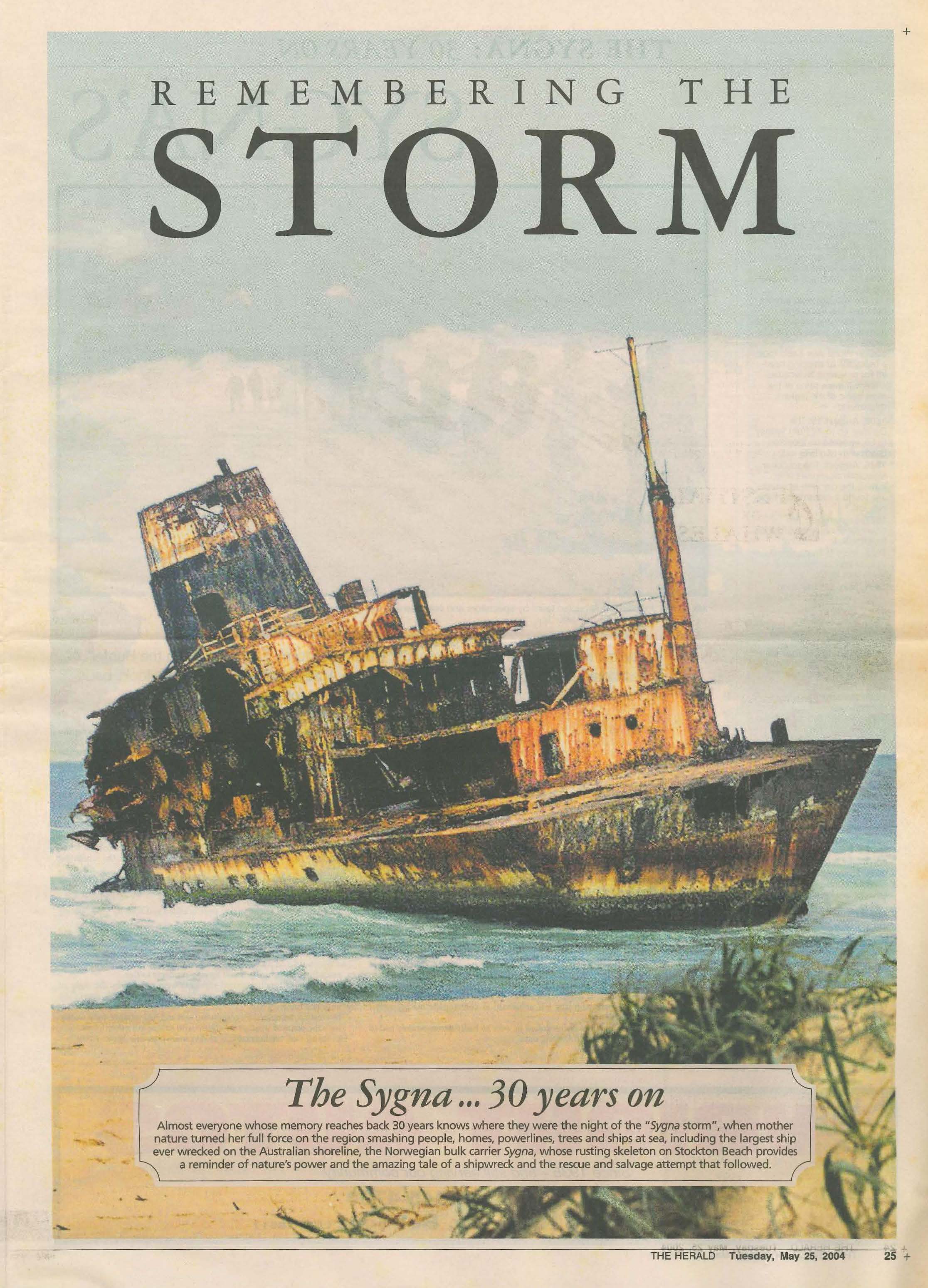 Remembering the Sygna Storm: 50 Years Later - Hunter Living Histories